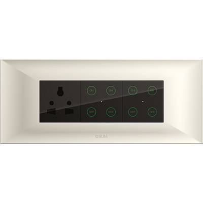 Osum Avante Switch Frame | Elegant & Seamless Wall Plate Design